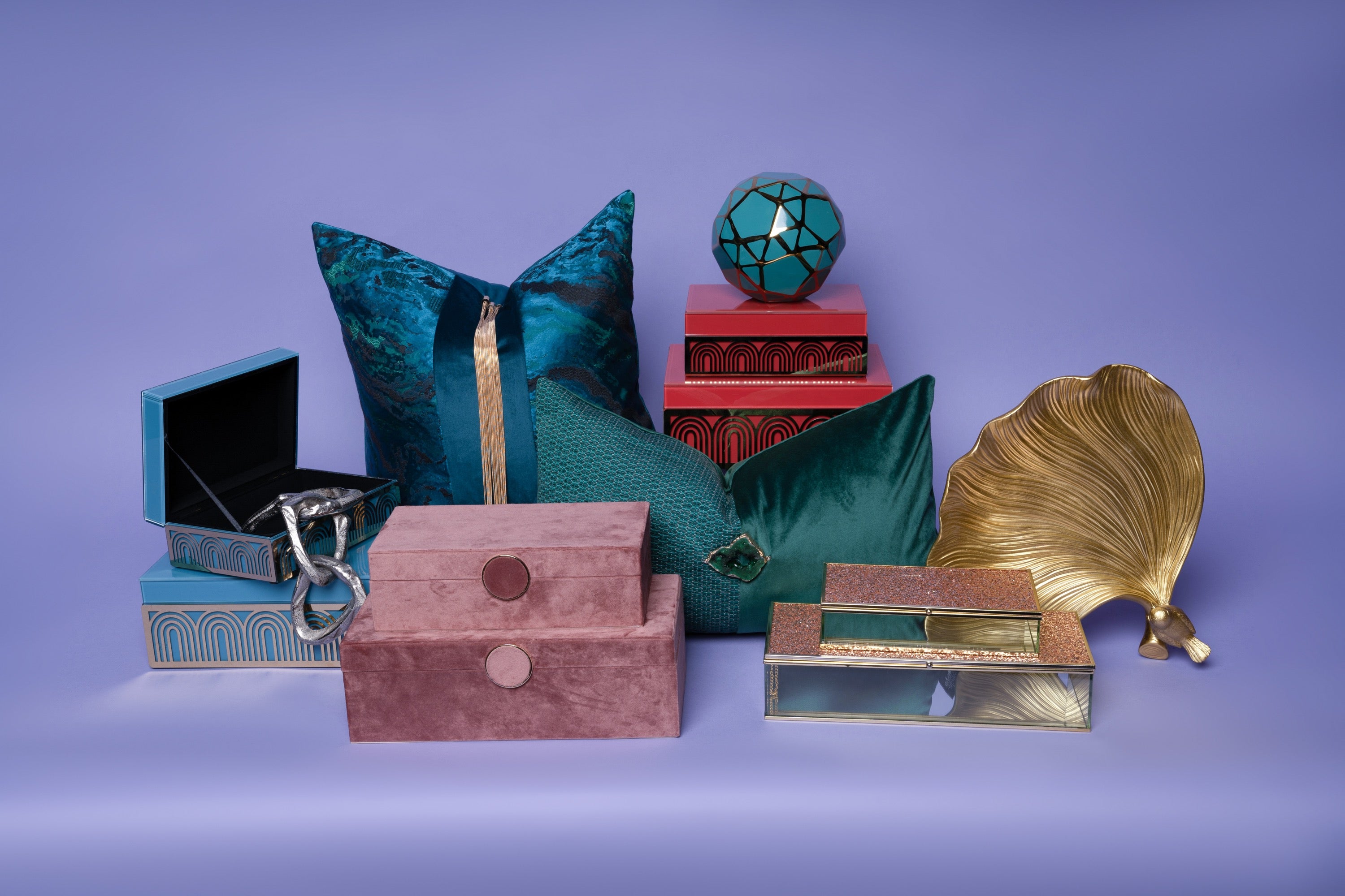 Coral Cabo Box set of (2) – Glasshouse Interior